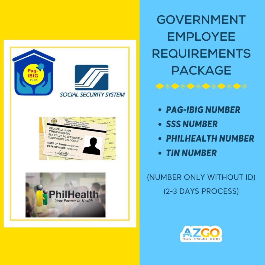 GOVERMENT EMPLOYEE REQUIREMENTS PACKAGE - azgoph.com