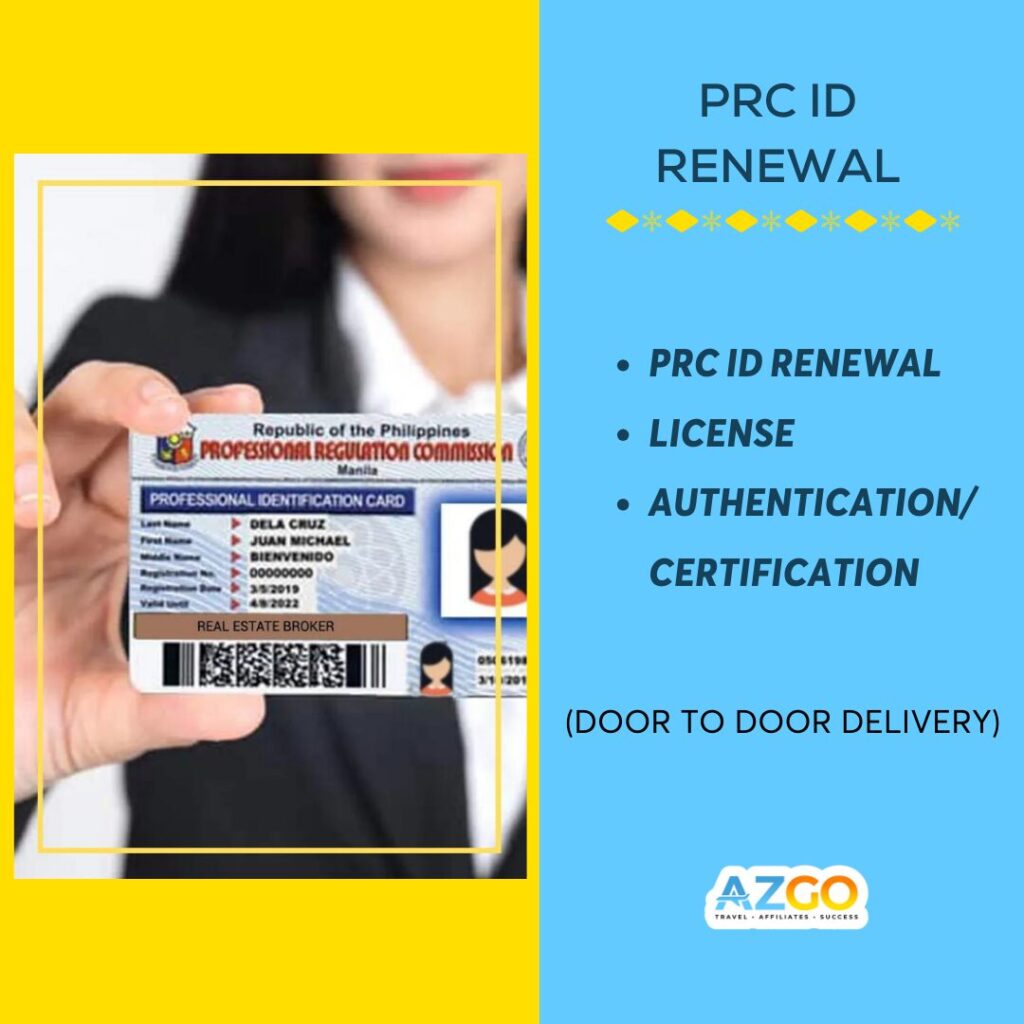PRC ID RENEWAL - azgoph.com